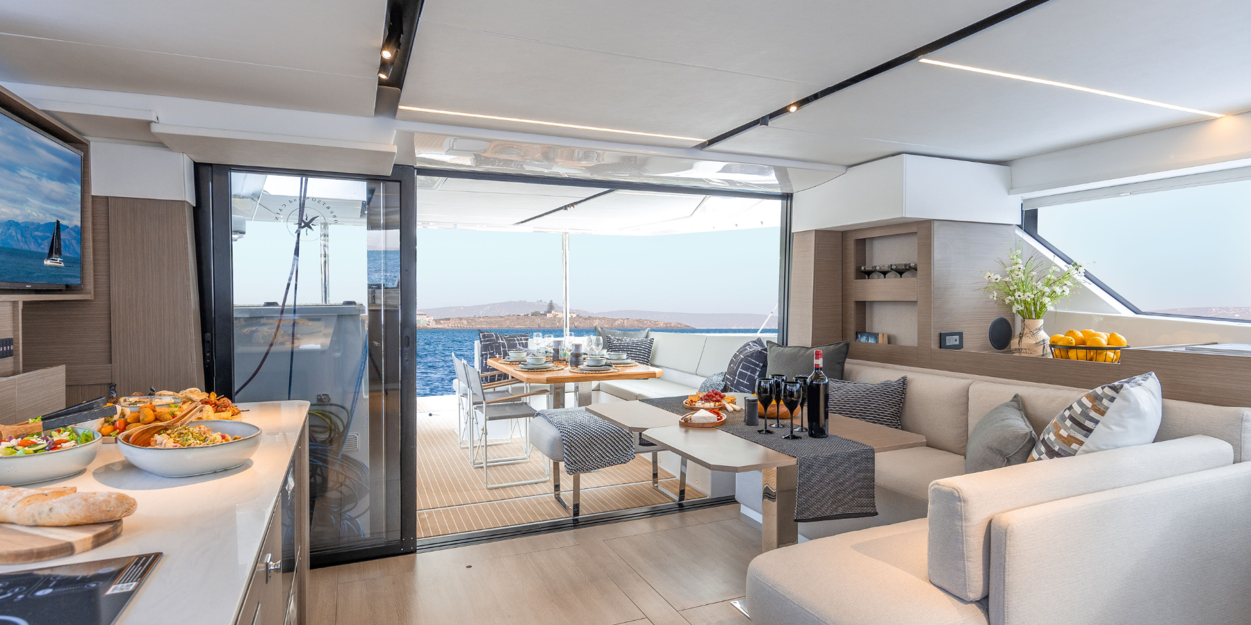 Leopard 46 Sailing Catamaran: Interior Layouts, New Features and Hybrid ...